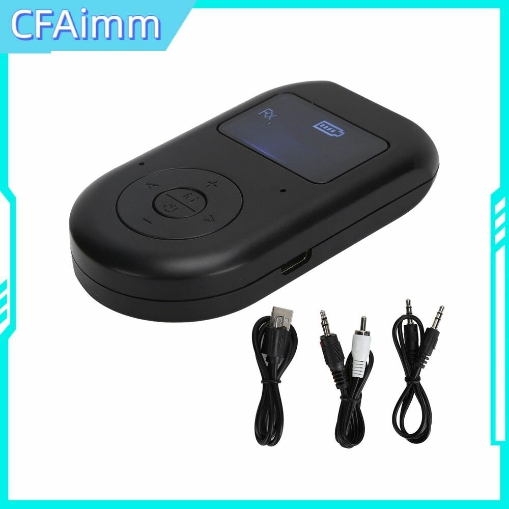 Адаптер Bluetooth 5.0 2 в 1 с ЖК Дисплеем