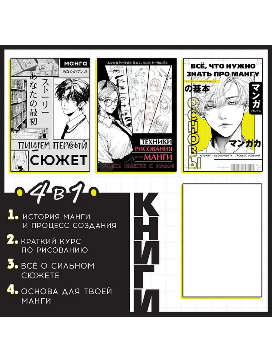 Обучающий набор для рисования аниме и манги