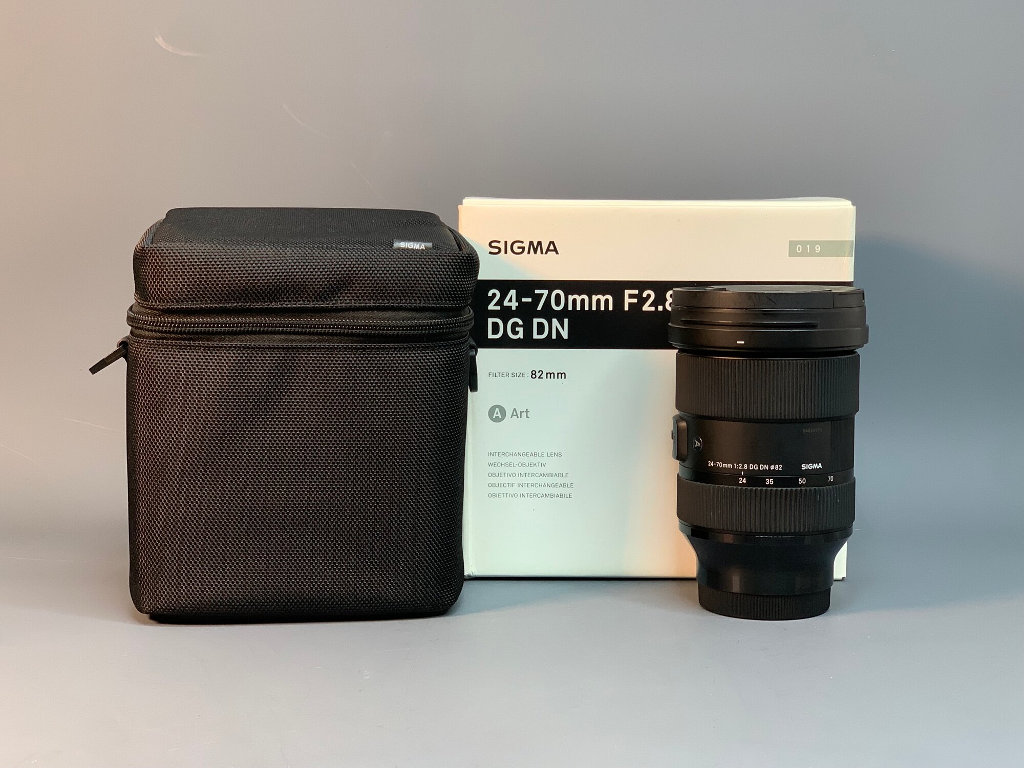 Sigma 24-70mm 2.8 DG DN Art Sony E внутри пыль
