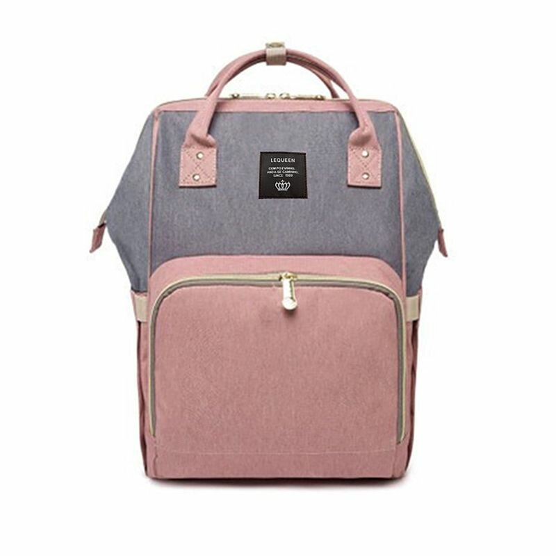 Сумка для мам lequeen модная детская коляски, подгузников,