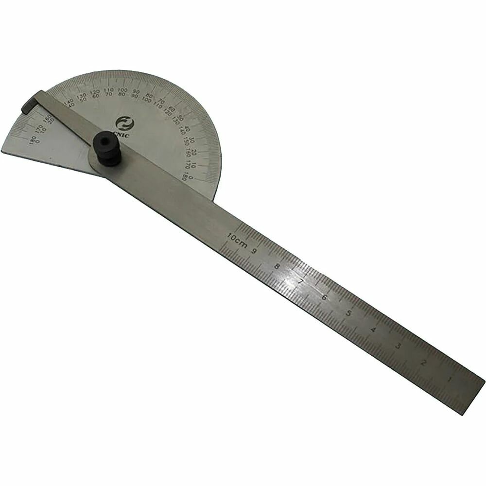 Угломер-транспортир с нониусом CNIC d 85, линейка L150 2808-023 47562