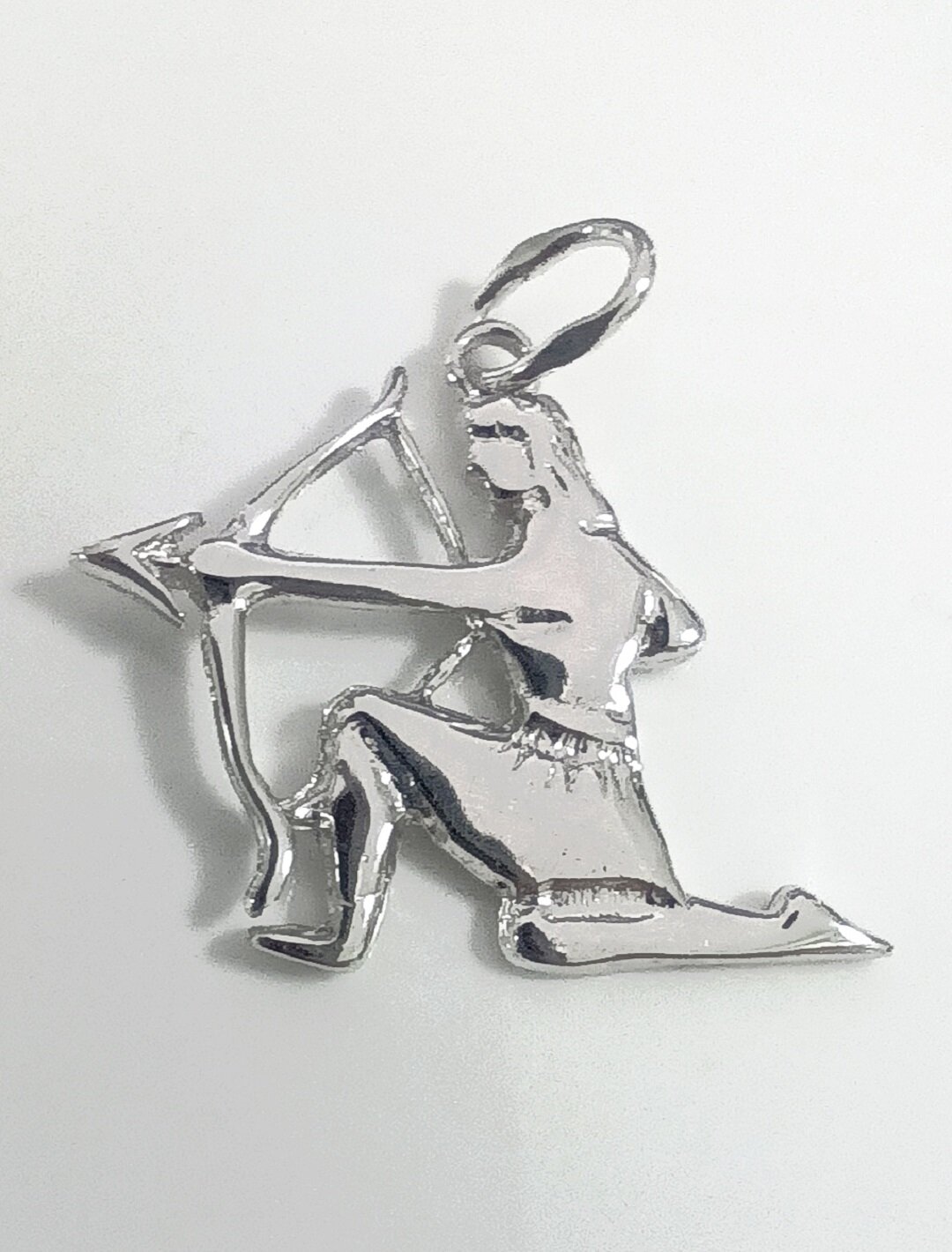 Подвеска, серебро, 925 проба, родирование