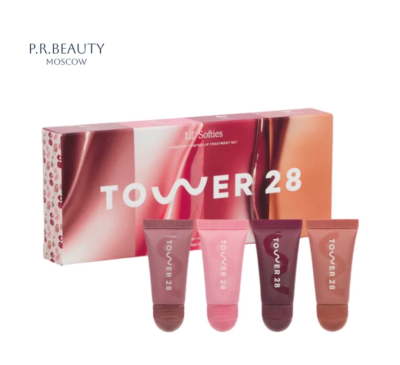 Tower 28 Lil’Softies Lip Treatment Set набор из 4 бальзамов