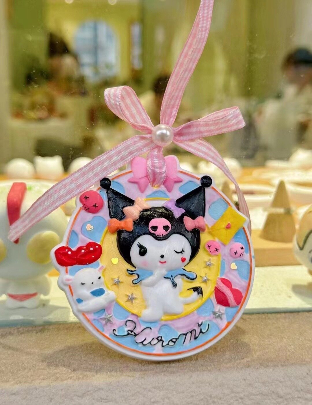 Санрио Куроми Незакрашенная фигурка для рисования, 3D скульптура, детский набор для творчества