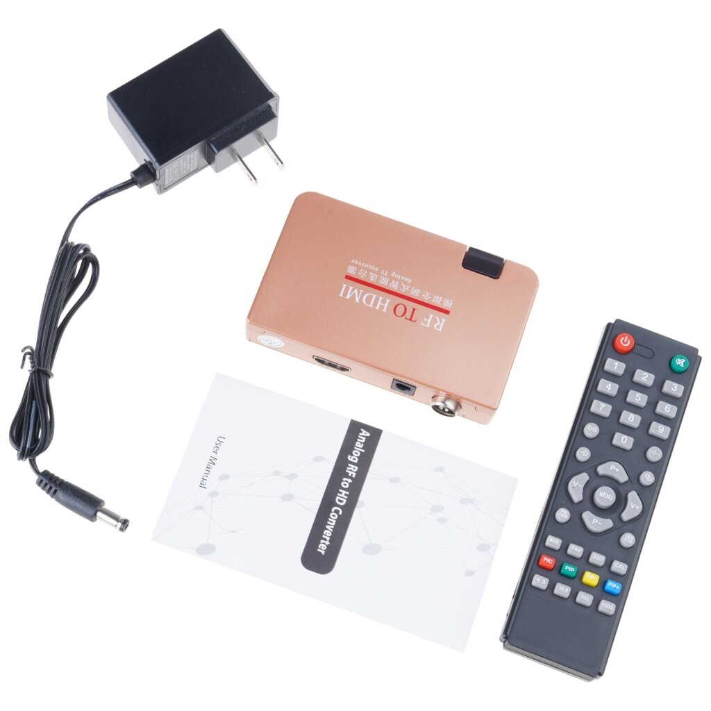 Конвертер RF для аналогового и цифрового ТВ с пультом