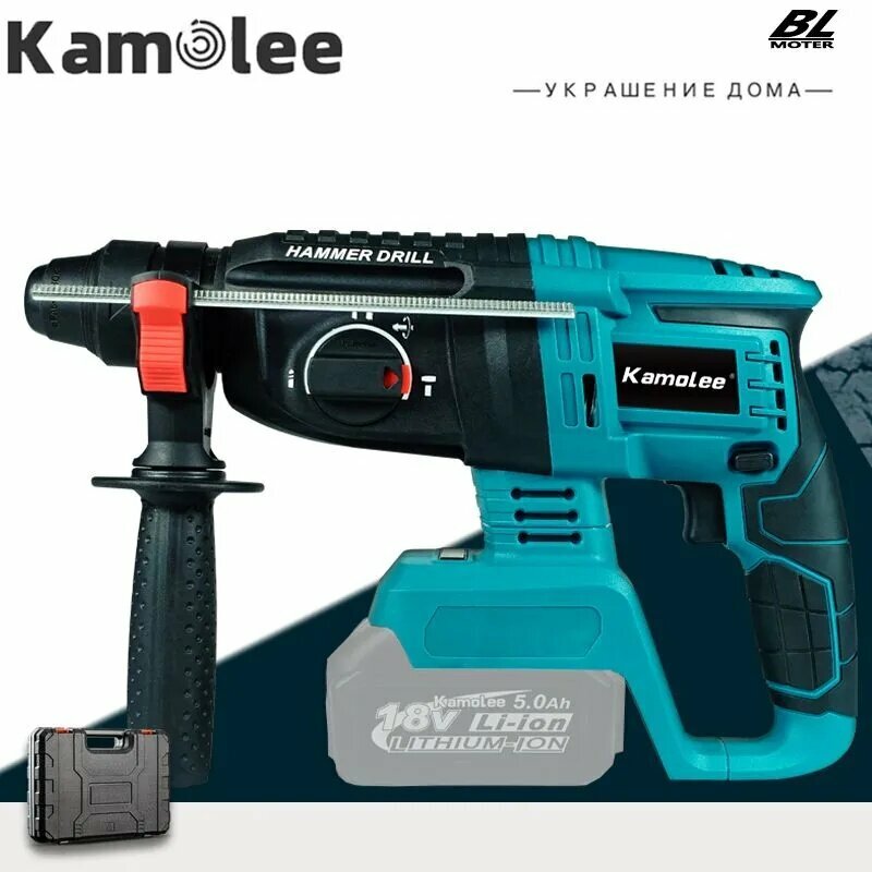 Kamolee Tool 2000 Вт 3200 уд/мин Отбойный молоток (Ящик для инструментов , Без акб )
