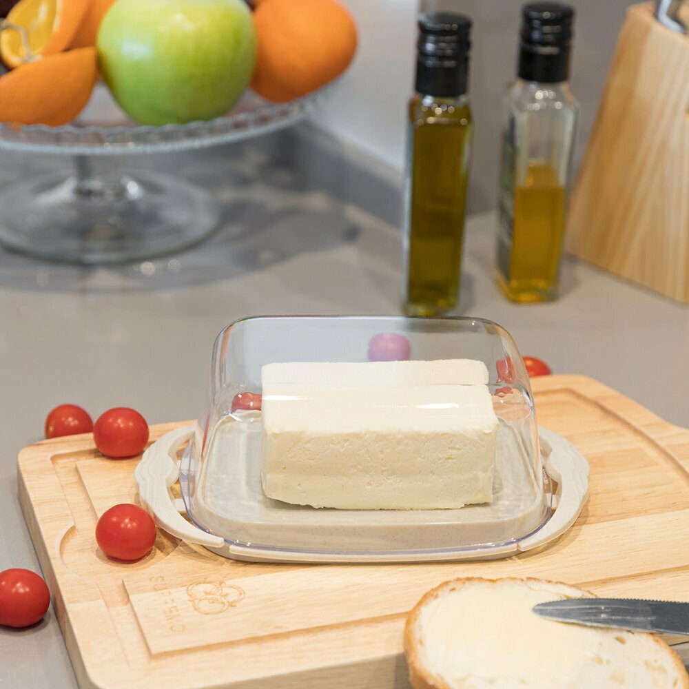 Масленка "Phibo", с крышкой, пластиковая, цвет в ассортименте