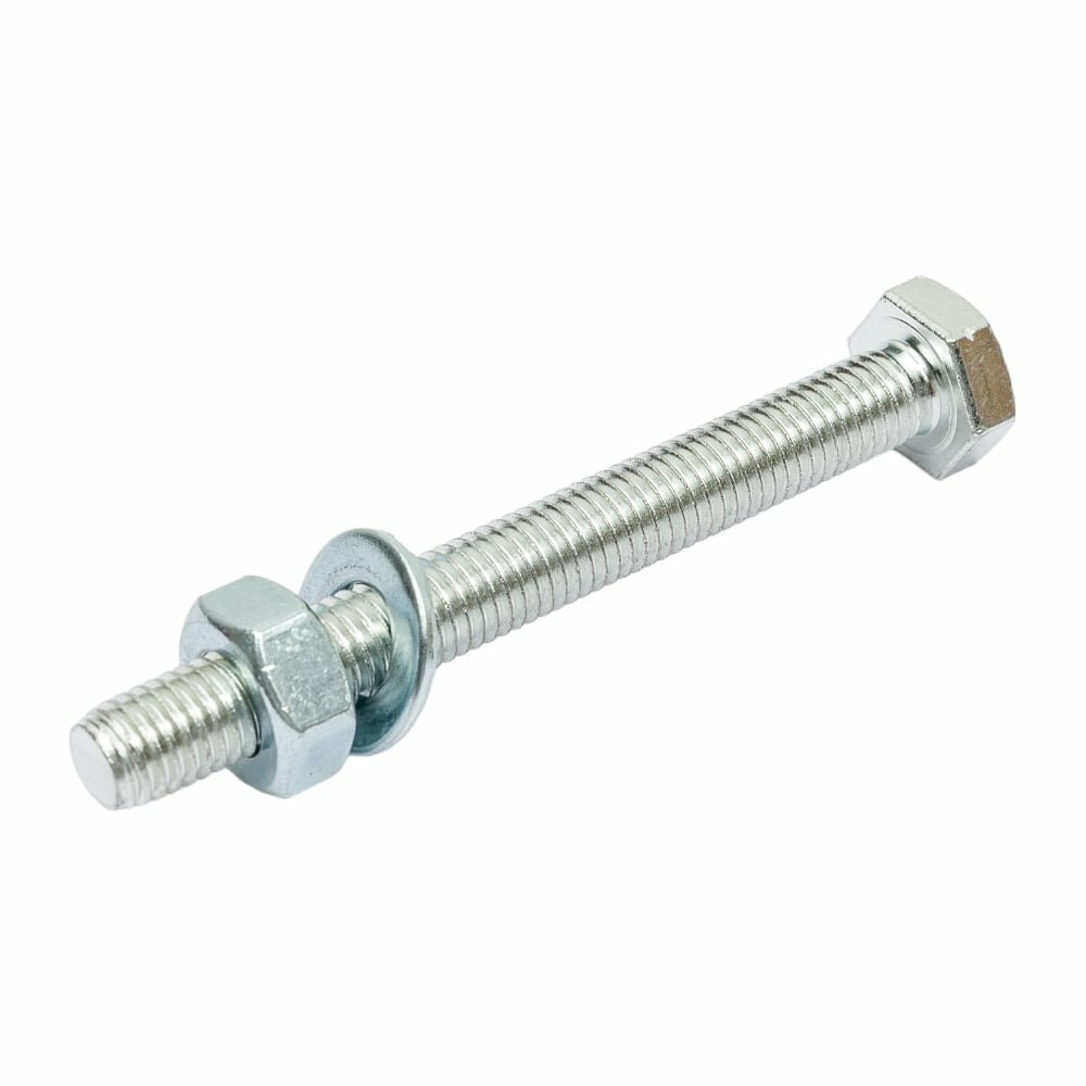 Набор болтов качественный крепеж 10/90 DIN933 (8 шт.)