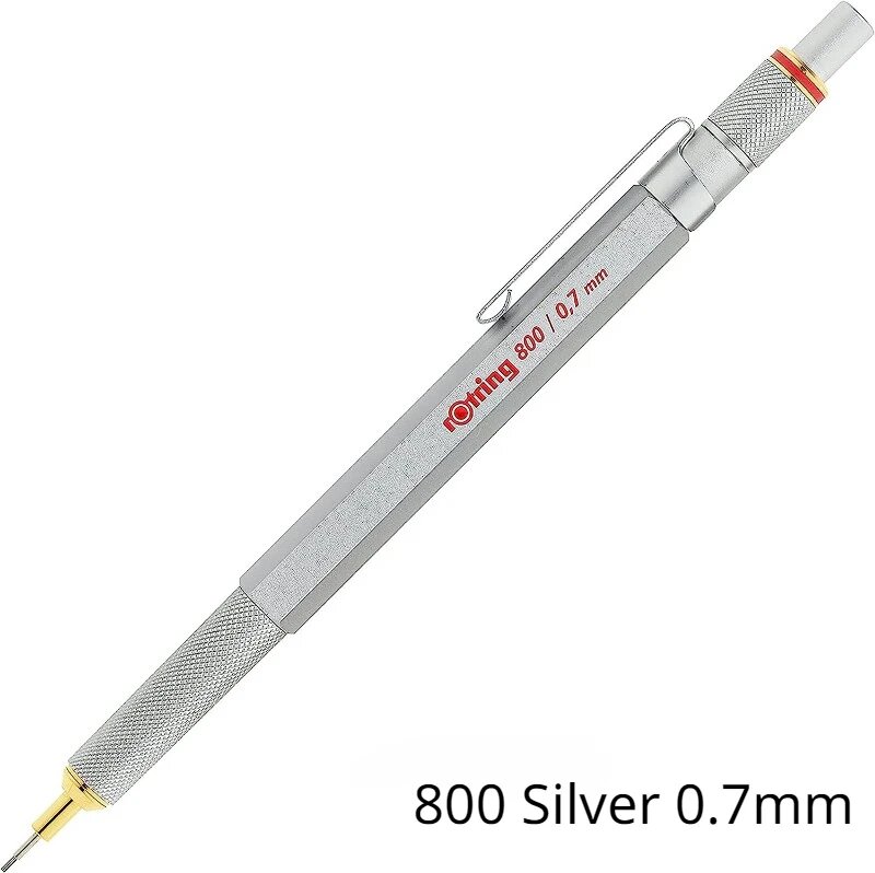 Механический карандаш Rotring 800, 0,7 мм, серебристый 800 Silver 0.7mm