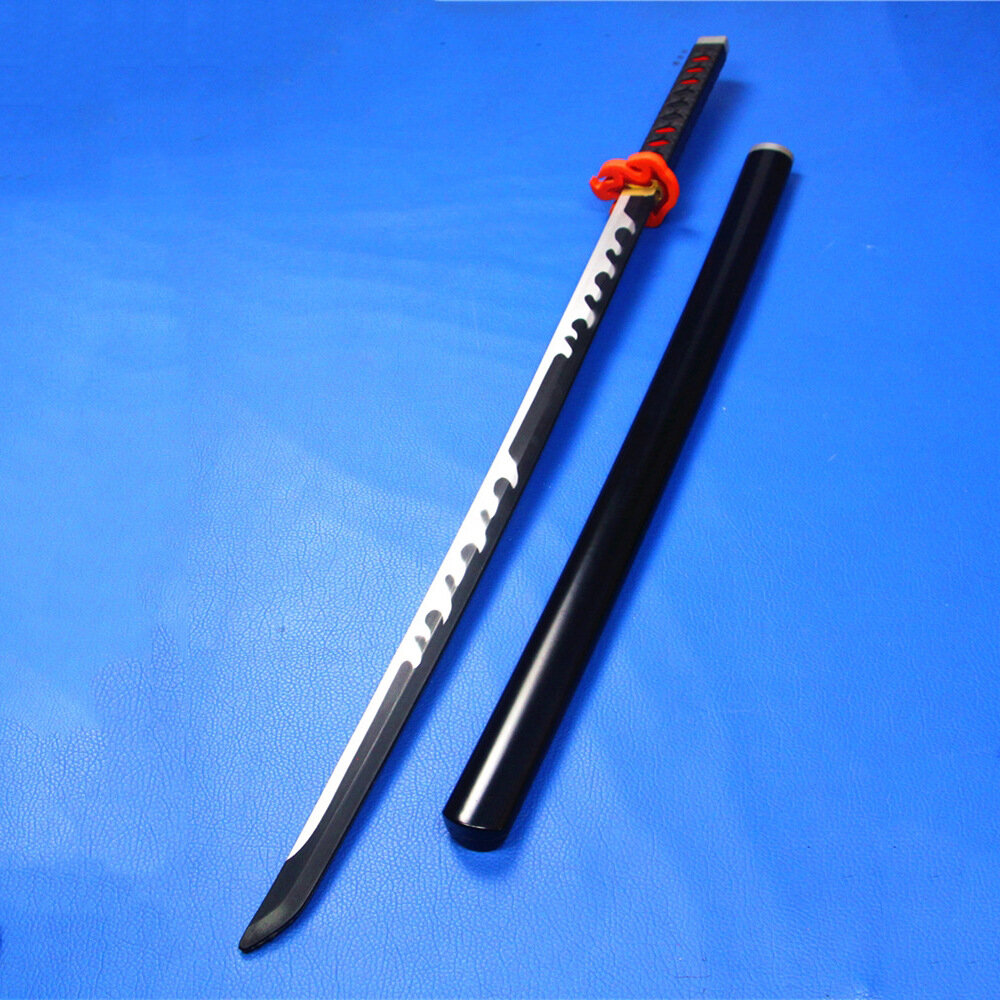 Горячая продажа детского резинового меча для косплея, японский PU резиновый меч Demon Slayer, Танджиро Камадо, не заточенный