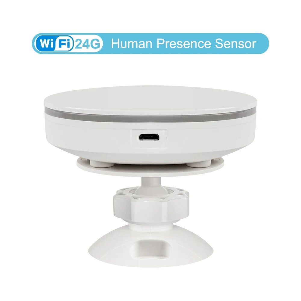 Умный Wi-Fi/Zigbee 3IN1 датчик присутствия человека радар миллиметровой волны PIR детектор яркости и расстояния для умного дома