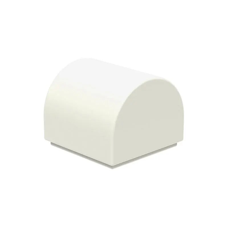 Белый строительный блок MOC, белый, white-50g