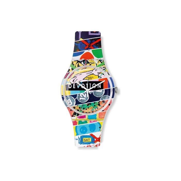 Наручные часы Swatch, многоцветный — фото 1