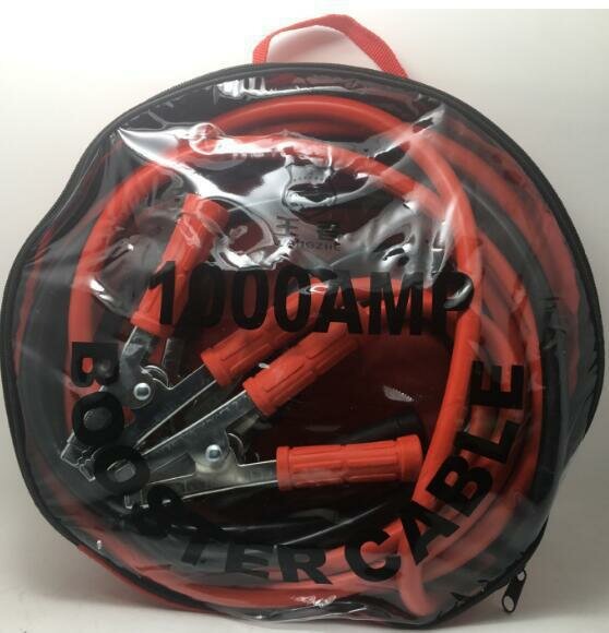 Кабель для подключения аккумулятора грузового автомобиля, утолщенный кабель с зажимами типа "крокодил", кабель для подключения стартера автомобиля