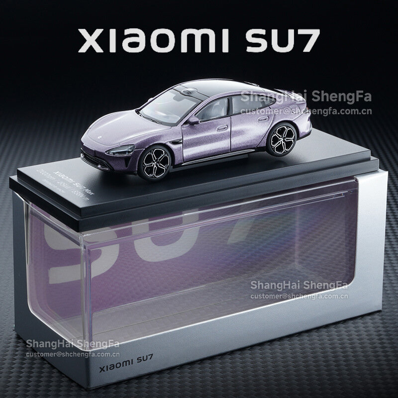 Оригинальная модель автомобиля Xiaomi 1/64 Xiaomi SU7 Ultra Max, модель автомобиля из сплава, симуляция модели автомобиля, украшение