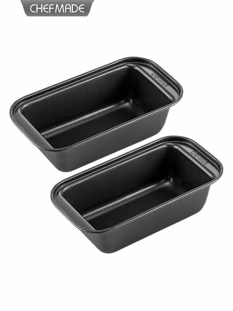 IKEA Форма для выпечки для хлеба прямоугольная 18.5 см 2 шт черная