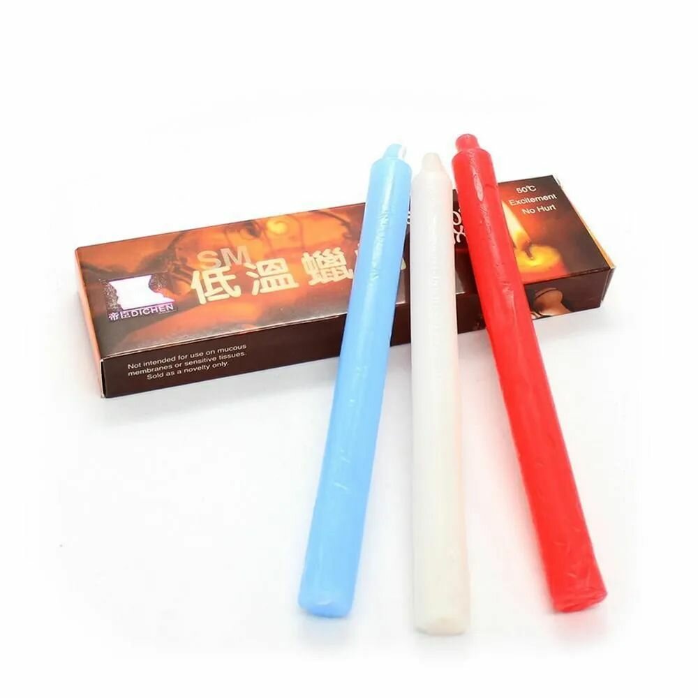 Набор свечей для БДСМ, 3 шт, низкотемпературные