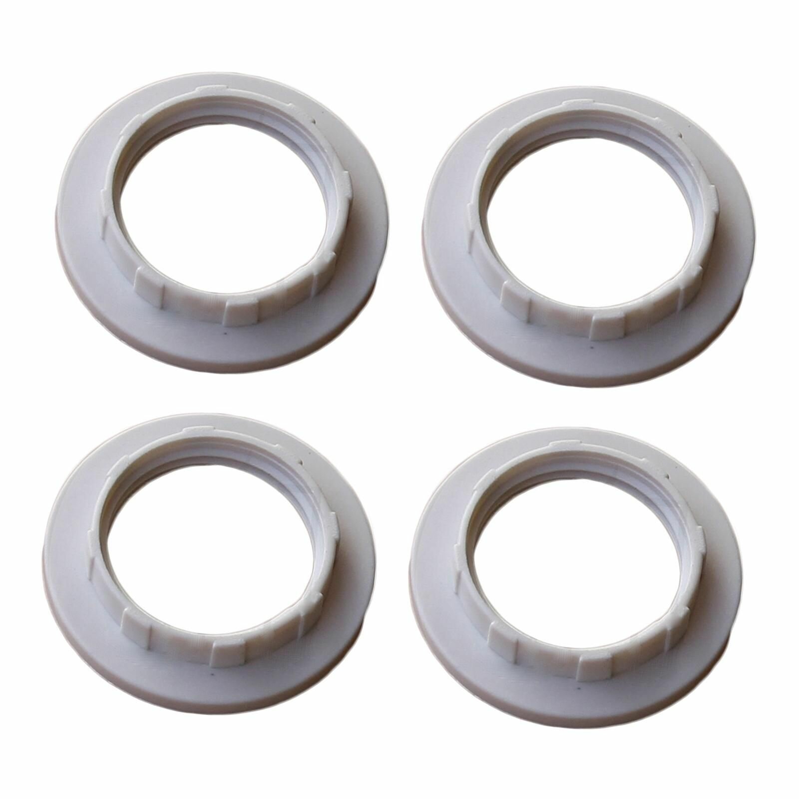 Кольца крепежные для патрона Е14, 4 штуки, термостойкие, для плафона, диаметр 4.3 см