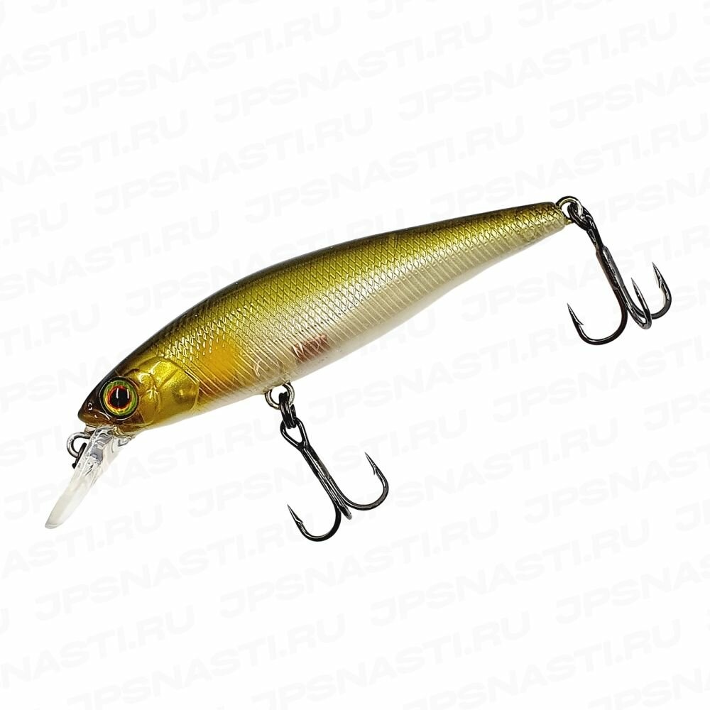 Универсальный японский воблер для рыбалки Jackall Squad Minnow 65, 5.8 г, ghost ayu / Рыболовные приманки для ловли хищника / Воблеры на щуку