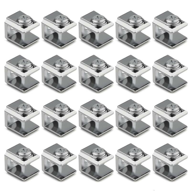 Металлические зажимы для стекла, 20 шт.