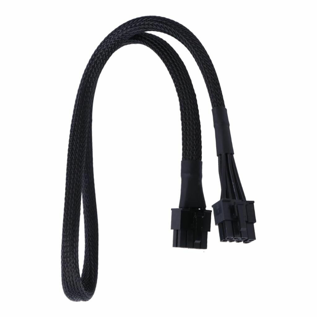 8Pin Male - 8pin 6+2pin Male PCIE кабель питания для видеокарты, - 60cm