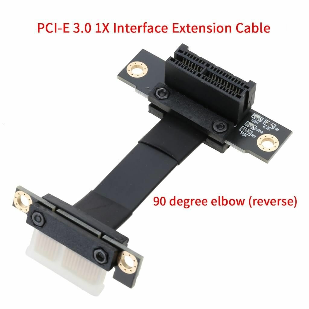 PCI-E 3.0 X1 удлинитель 90 — фото 1