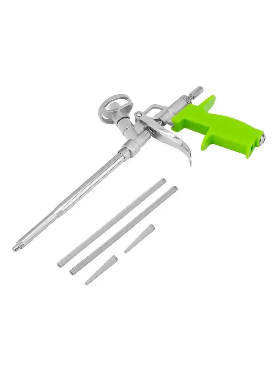 Пистолет для монтажной пены, алюмин. корпус, СИБРТЕХ 88677