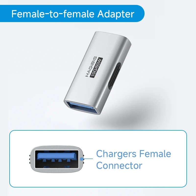 Hagibis USB 3.2 Female to Female адаптер