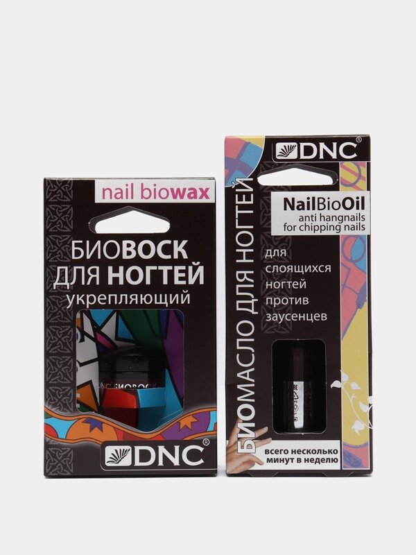 Укрепляющий Биовоск и Биомасло для ногтей, DNC