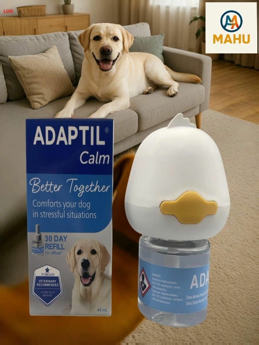 Эксклюзивная жидкость 48 мл с диффузором для снижения стресса и тревожности у домашних питомцев