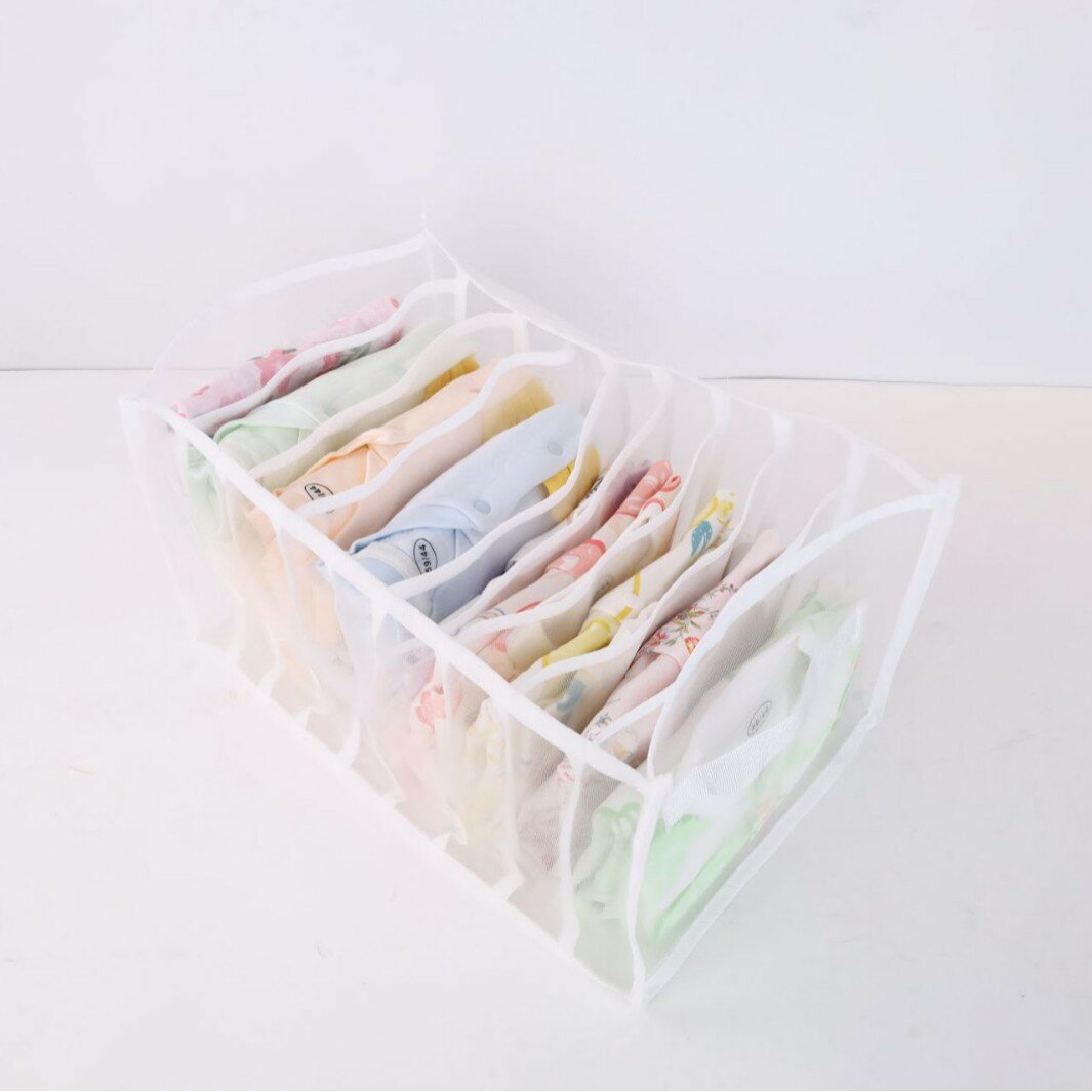 Коробка для хранения сетчатых носок, коробка для хранения нижнего белья, органайзер для ящиков, органайзер для одежды, разделитель для домашнего хранения