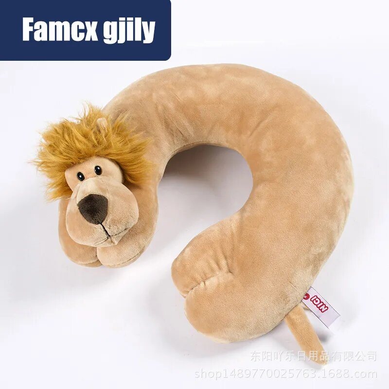 Дорожная подушка FAMCX GJILY с мультяшным животным из хлопка