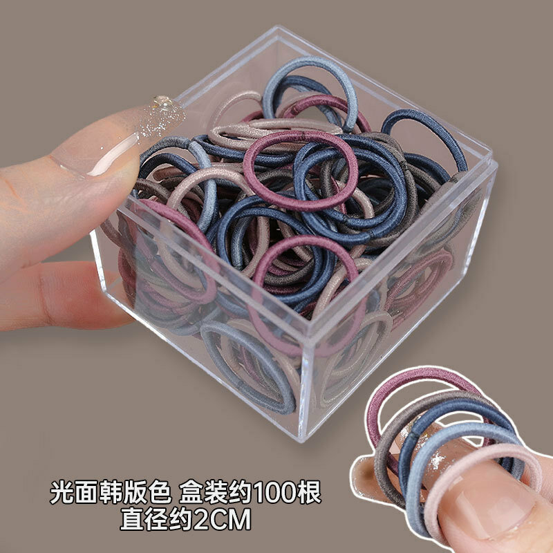 Резинки для волос для малышей, маленькие эластичные ленты, черные резинки для волос для девочек, детские резинки для волос, тонкие резинки с высокой эластичностью для тонких волос