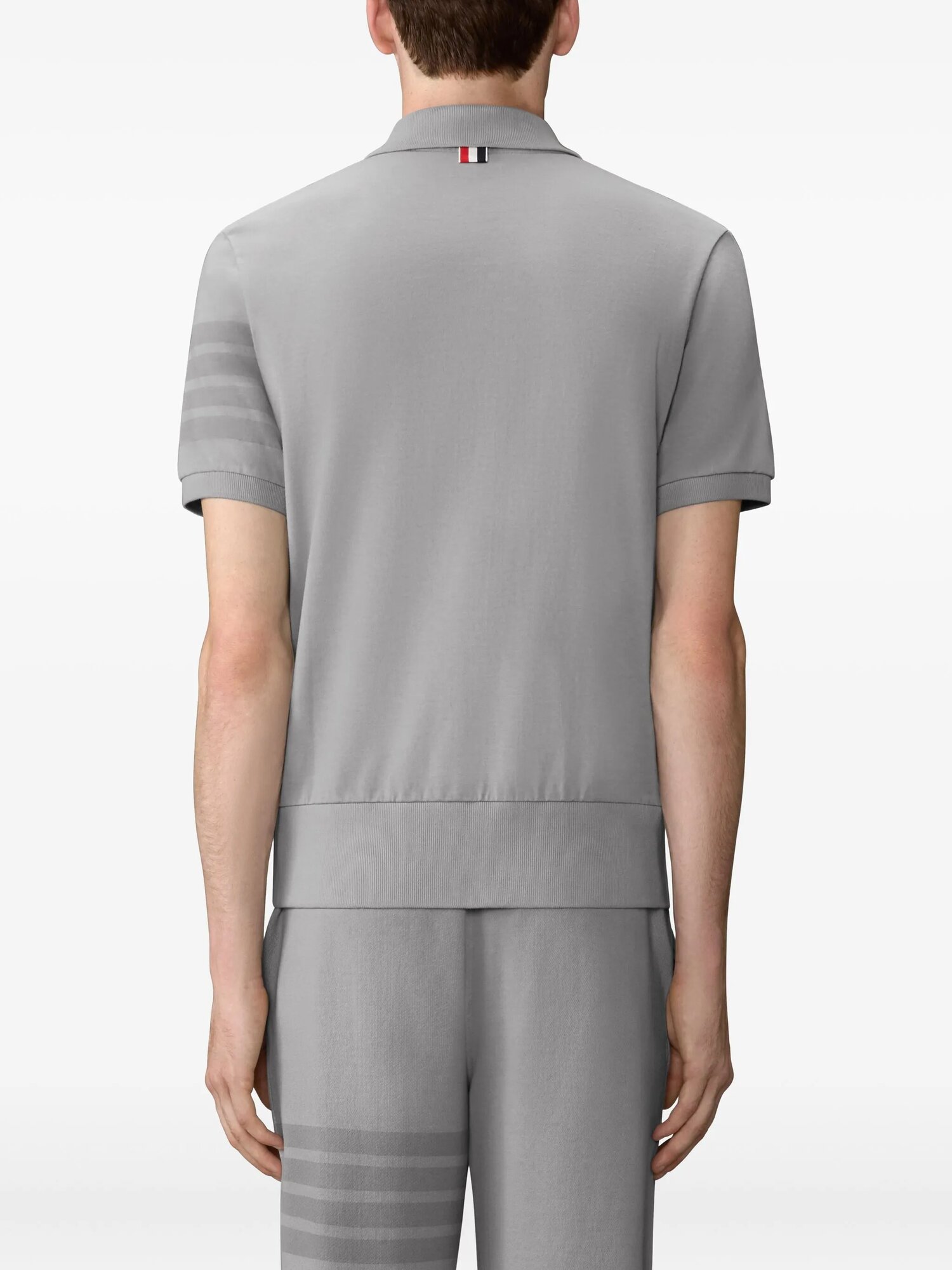 Топ THOM BROWNE Ottoman 4-Bar, размер 54, grey — фото 1