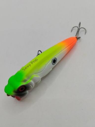 Воблер поппер Columbia Sexy Pop 60SP 75мм 9гр, поверхностный поппер на хищную рыбу