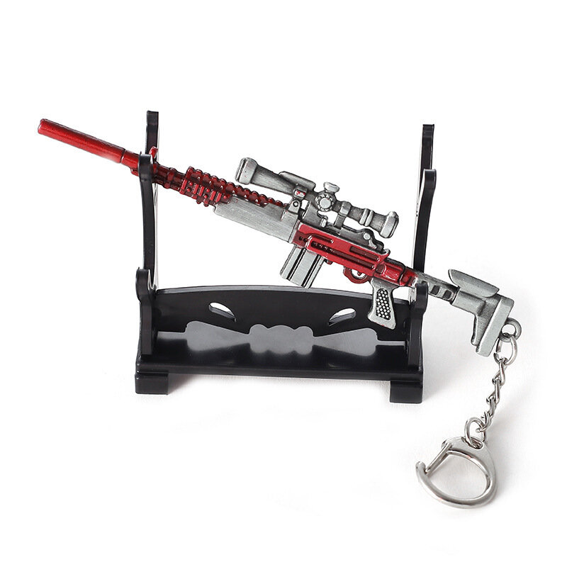 Креативный мини-пистолет 12 см брелок подвеска 98K металлическая модель AWM PUBG игра