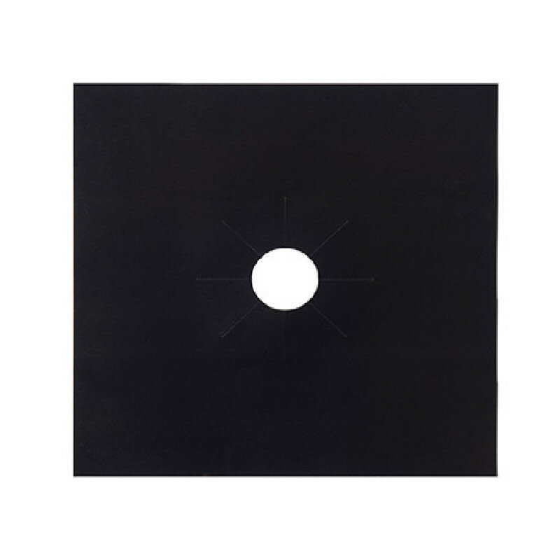 Чёрные защитные чехлы для газовой плиты с антипригарным покрытием для лёгкого ухода