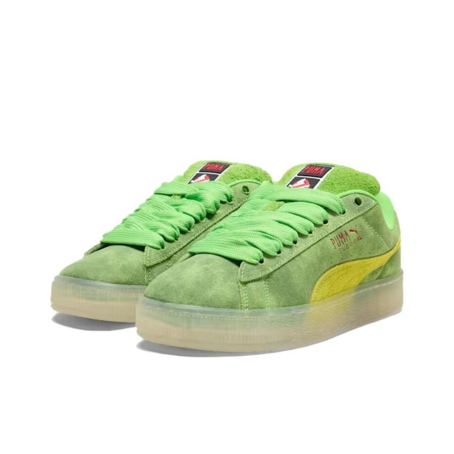Кроссовки PUMA Suede XL, размер EU 43 стопа (28CM), зеленый, — фото 1