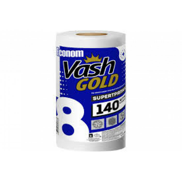 Тряпка VASH GOLD эконом В РУЛОНЕ140Л/РУЛ