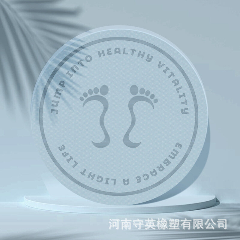 Беспроводной мат для прыжков, мат с амортизацией, утолщенный звукоизоляционный домашний круглый фитнес-мат, антишоковый, бесшумный, нескользящий напольный мат для детей