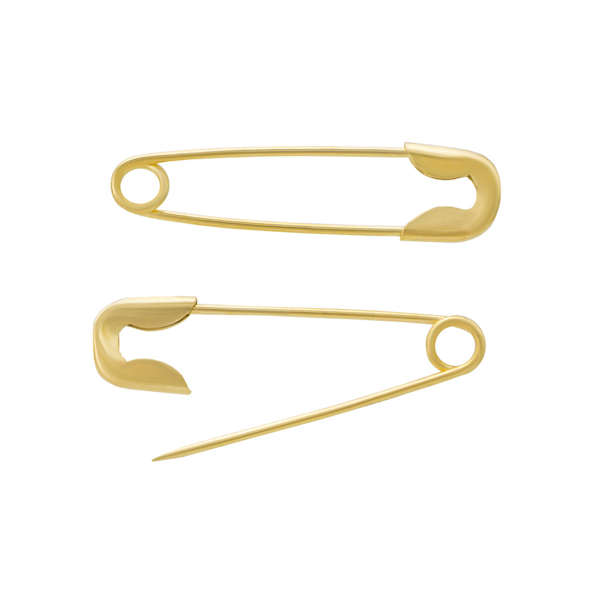 4AL-198 Булавки английские 1,8см в футляре, цвет золото, упак/100шт