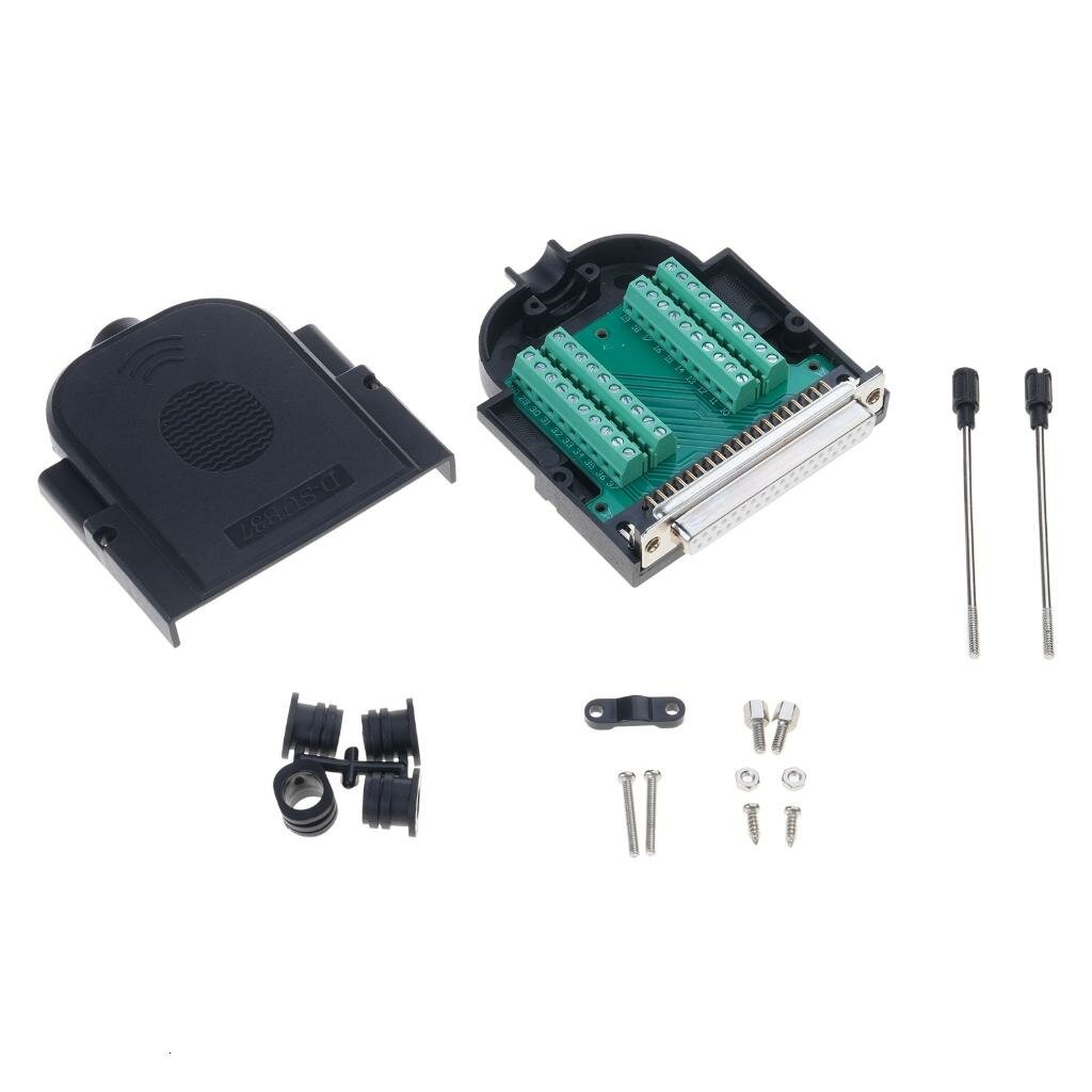 Thin Design DB37 D Sub Adapter With Coppered Contacts Wide Compatibility For Customized Cable Configurations