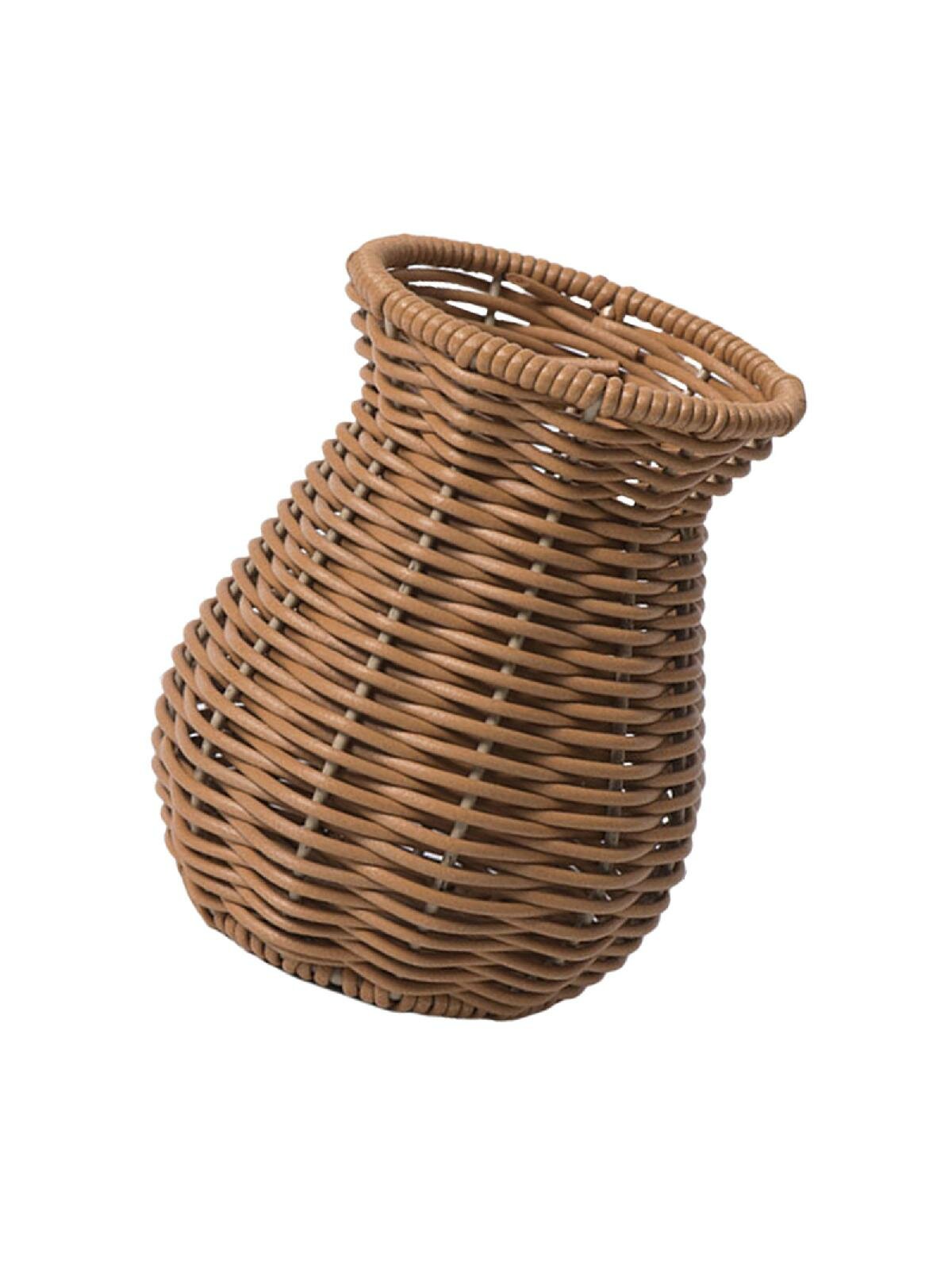 Плетеная ваза Ваза из ротанга для композиции растений Украшения гостиной