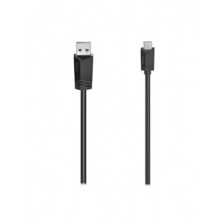 Кабель Hama 200631 USB A (m)-USB Type-C (m) 0.75м черный