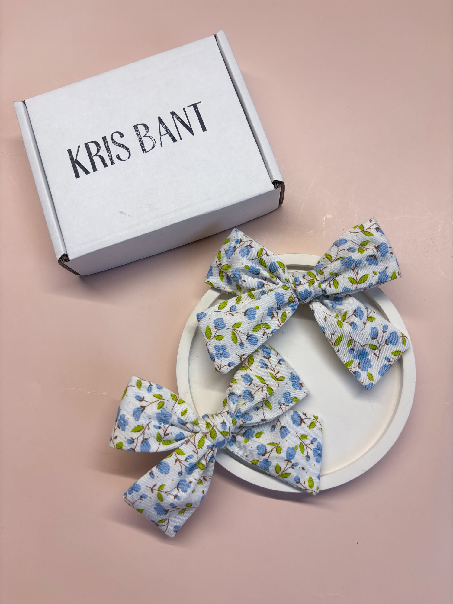 Заколки бантики детские для волос 2 штуки