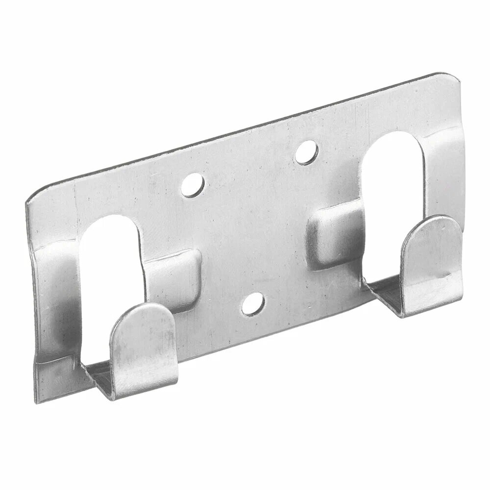 Крепежный кляммер завершающий 37х10 ОЦ-01-БЦ Бесцветный-1,2 МП, 20 шт.