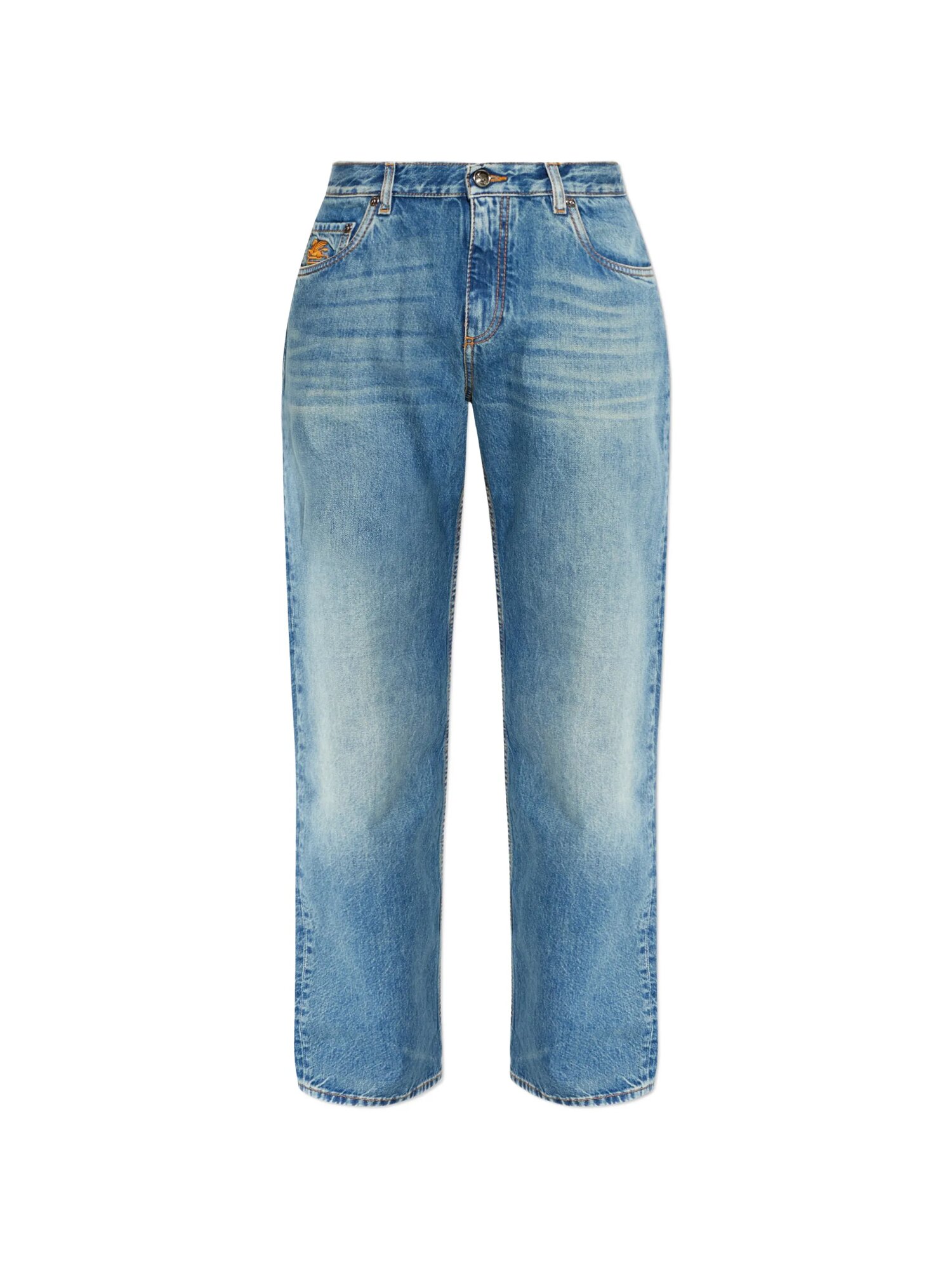 Джинсы Logo-appliqué jeans 