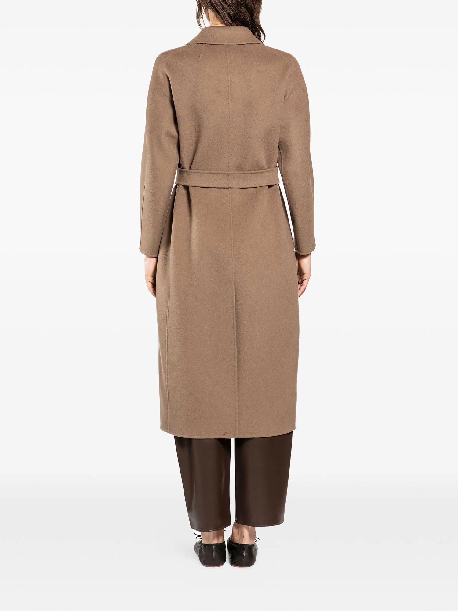 Пальто Max Mara, размер 38, коричневый — фото 1