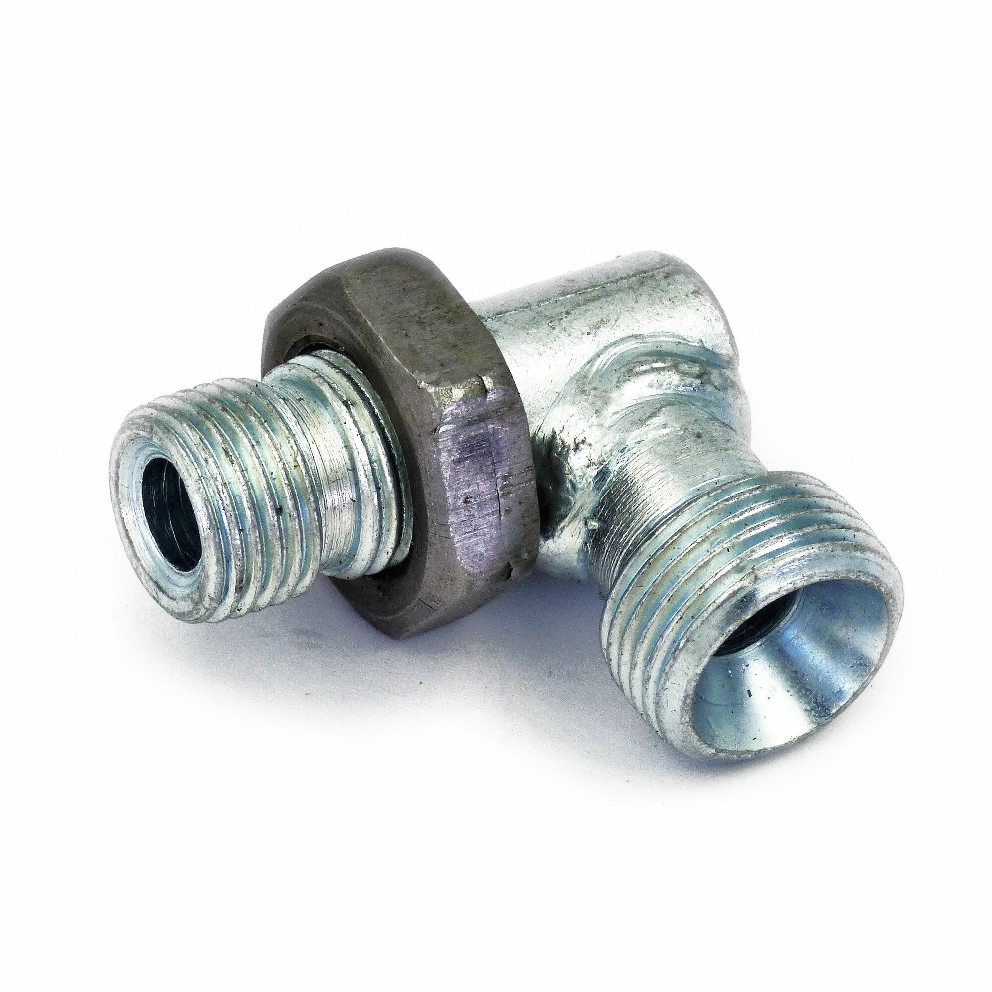 Уголок на ГЦ с контргайкой (М16x1,5КГ — М20x1,5), под гайки S19КГ — S24