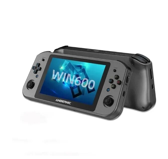 2025 новейшая игровая мини-консоль ANBERNIC win600 3050e 2 в 1, Windows10, экран 5,94 дюйма, DDR4, WIFI6/BT5.2, поддержка вывода изображения Steam OS/HDMI/DP (8 ГБ+256 ГБ)